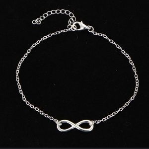 Jewelry | Silver Infinity Anklet | Poshmark